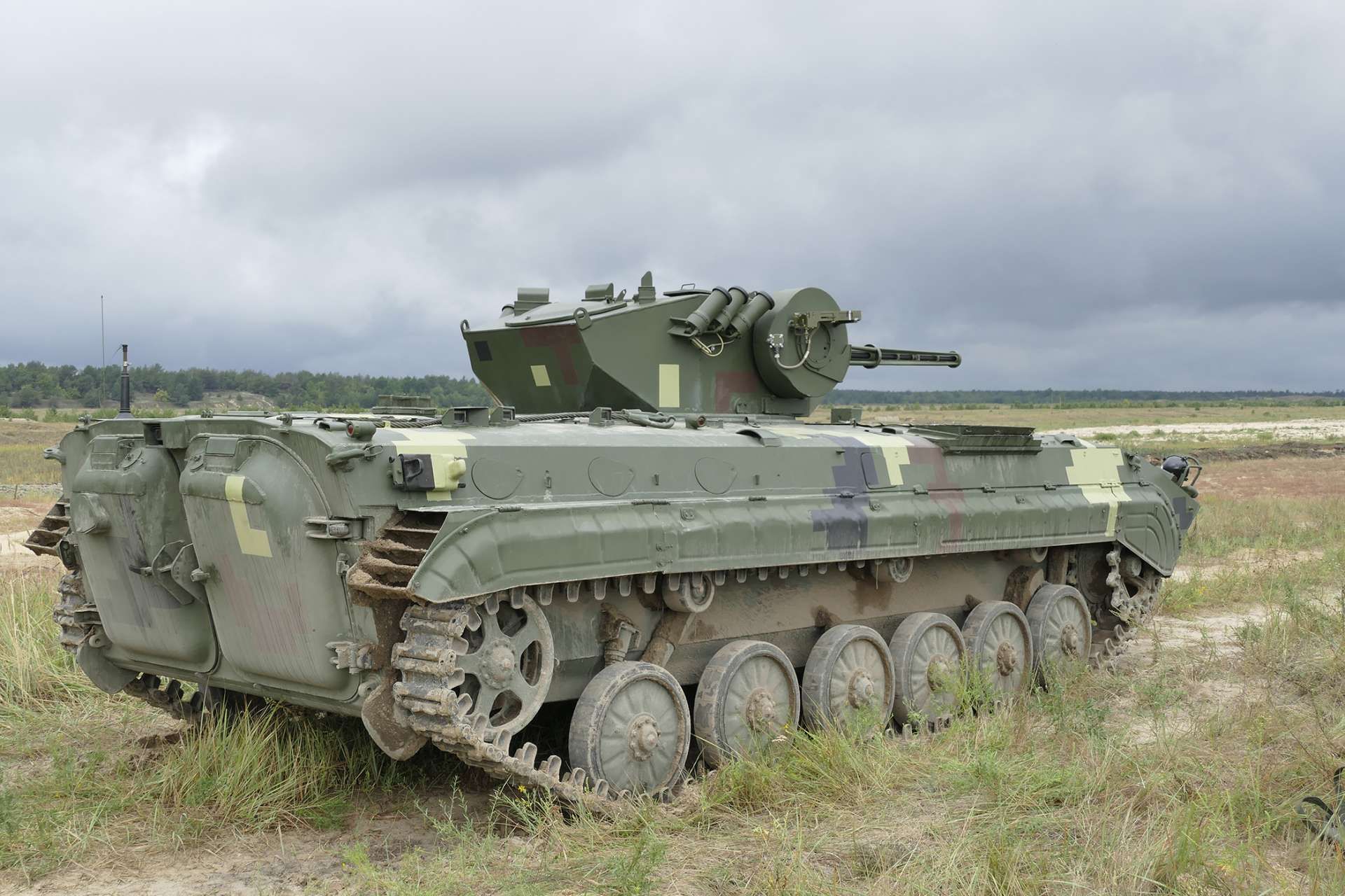 Ukraine's Azov Brigade receives modernized BMP-1TS infantry fighting vehicles